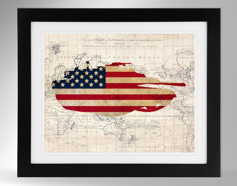 General Dynamics M1A1 Abrams Tank Art Map/flag Print 4 | Etsy
