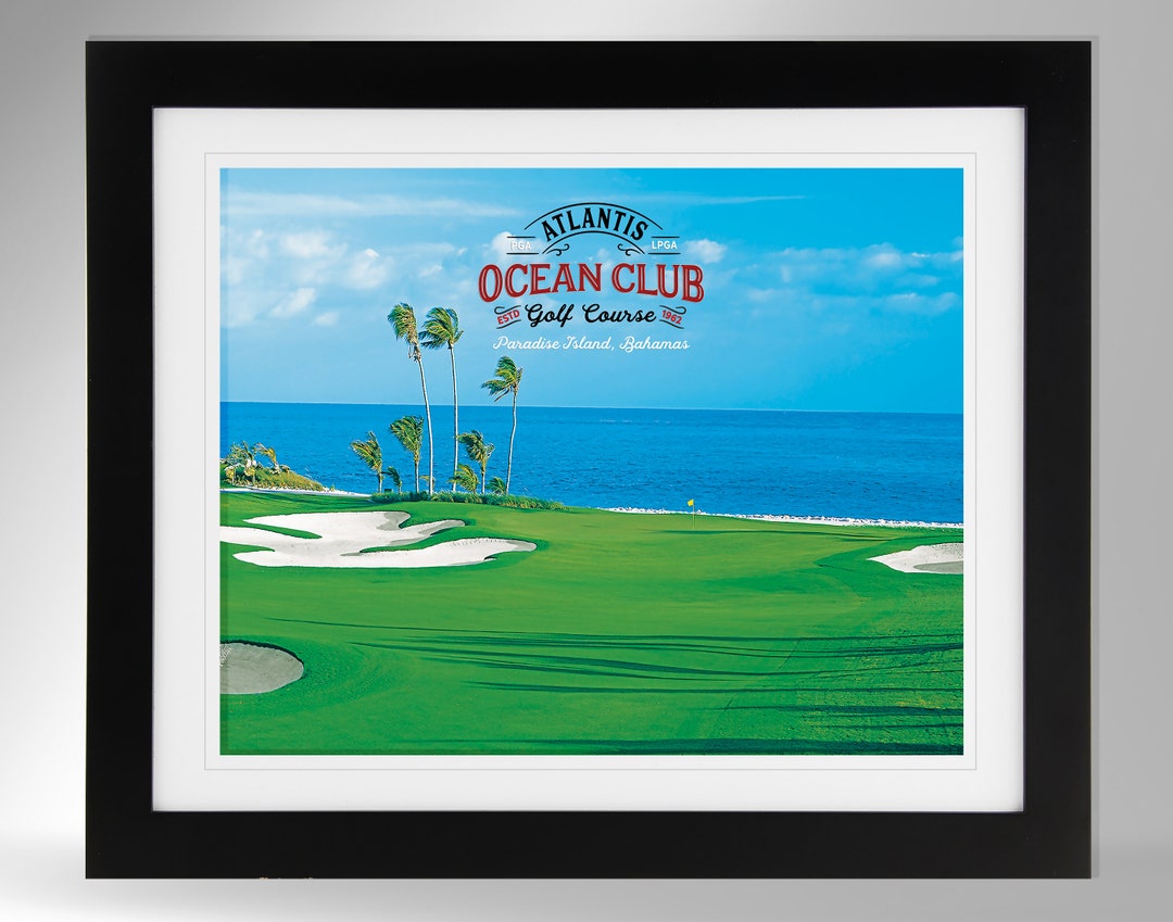 Ocean Club Golf Course Wall Art - Impressionism Painting-effect Print ...