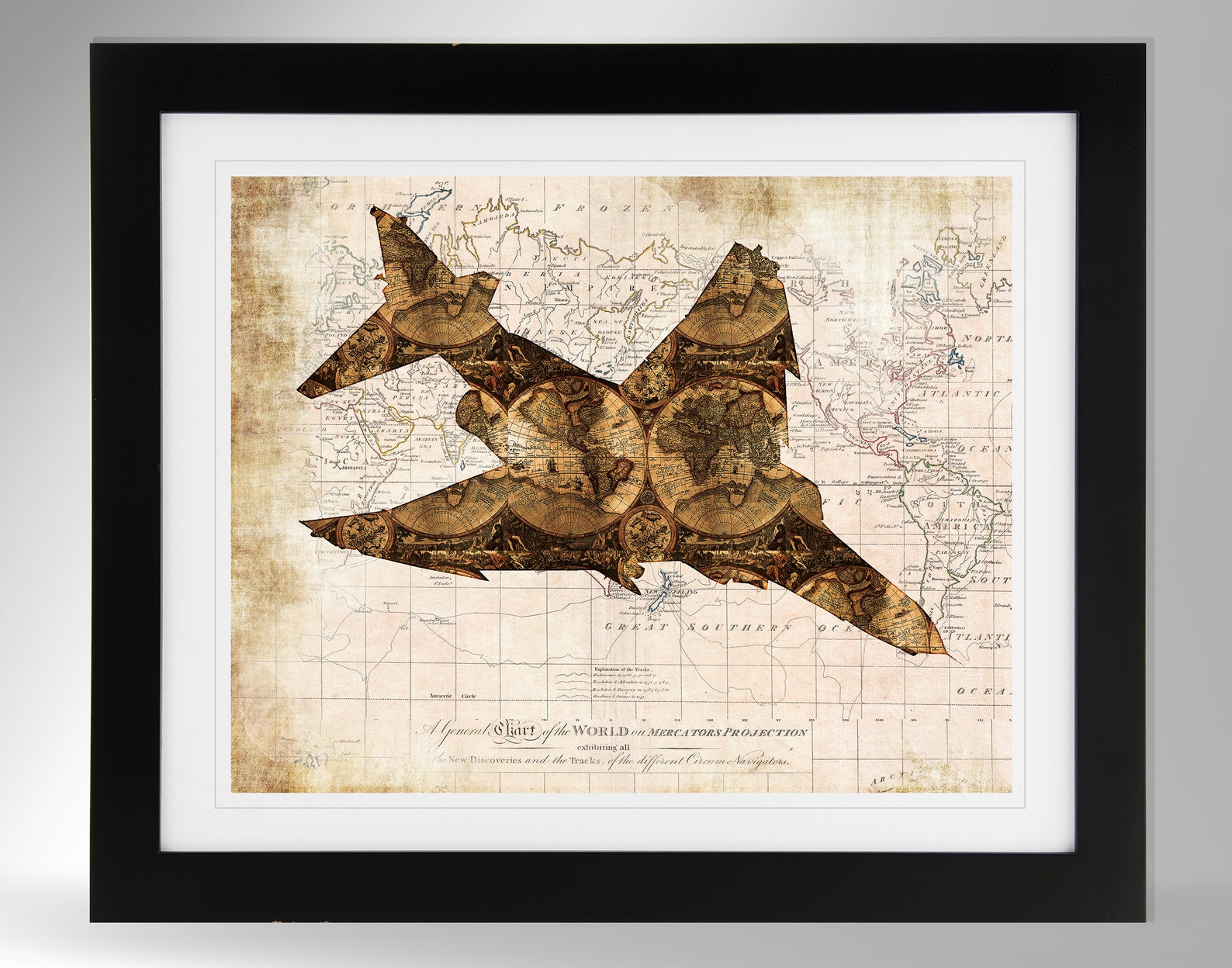 Mcdonnell Douglas F-4 Phantom Wall Art - Map Print - 2 Options, F4 ...
