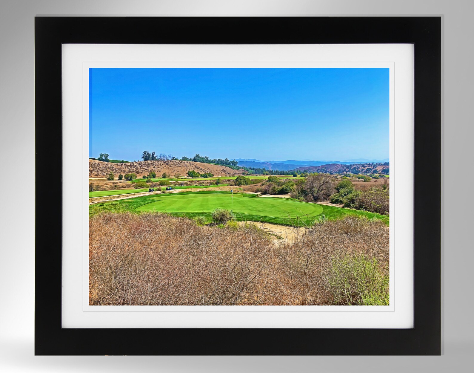 Rustic Canyon Golf Course Wall Art Impressionism | Etsy