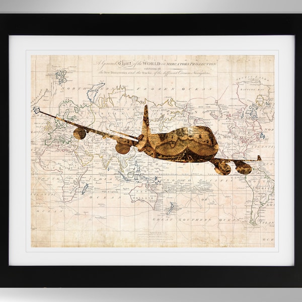 Boeing 747 Poster - Etsy