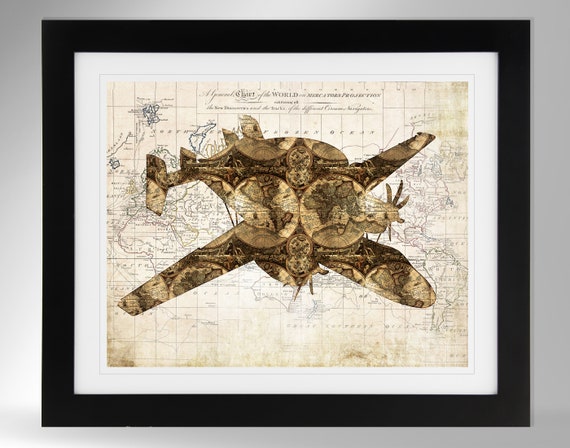 Northrop Grumman E-2 Hawkeye Silhouette Wall Art Map Print - Etsy