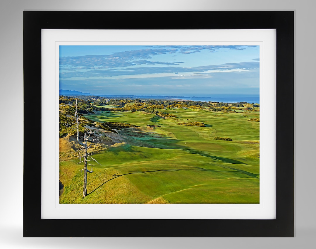 Old Macdonald Golf Course Impressionism Painting-effect Print Art (2 ...