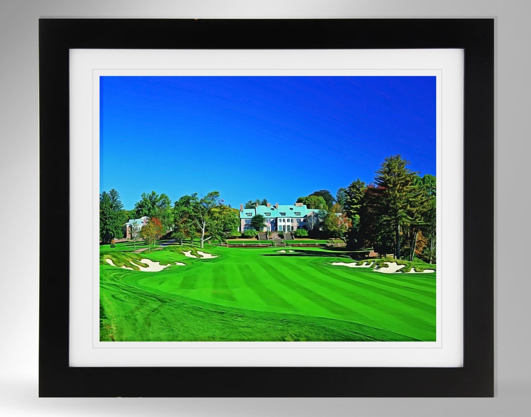 Hamilton Farm Golf Club - Highlands Golf Course Impressionism Painting ...