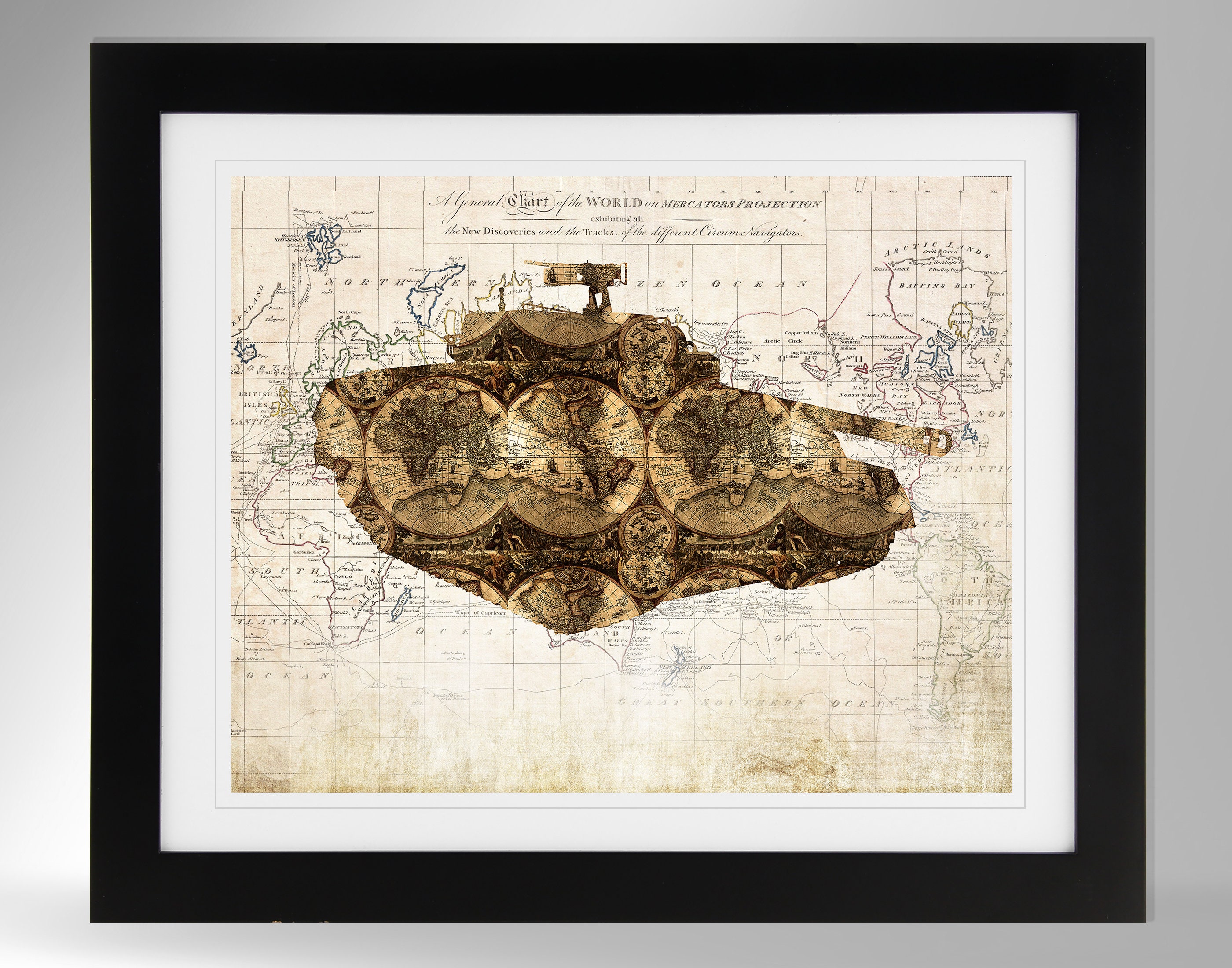 M18 Hellcat Tank Killer Vintage Map Silhouette Print Art 4 - Etsy