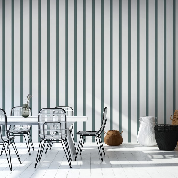 Vertical Stripe Wallpaper - Etsy