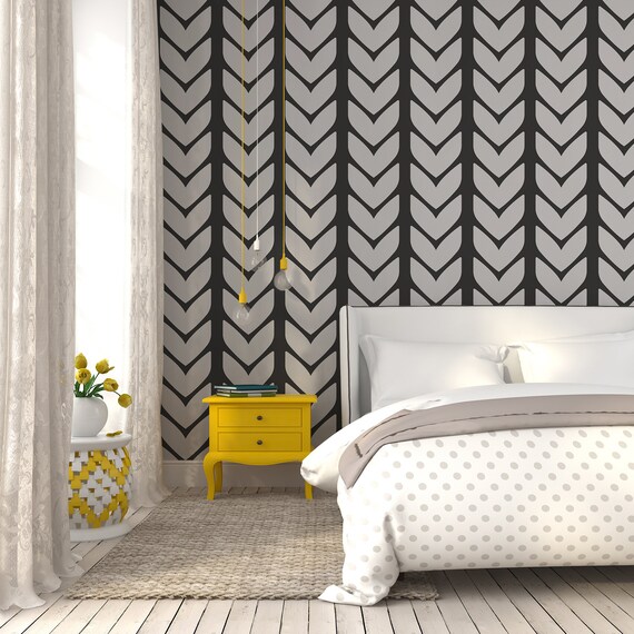 Dark Gray Chevron Background