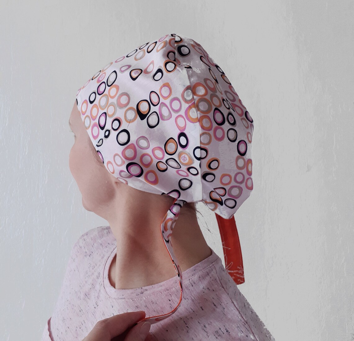 Unisex surgical scrub cap pattern PDF Reversible scrub cap | Etsy