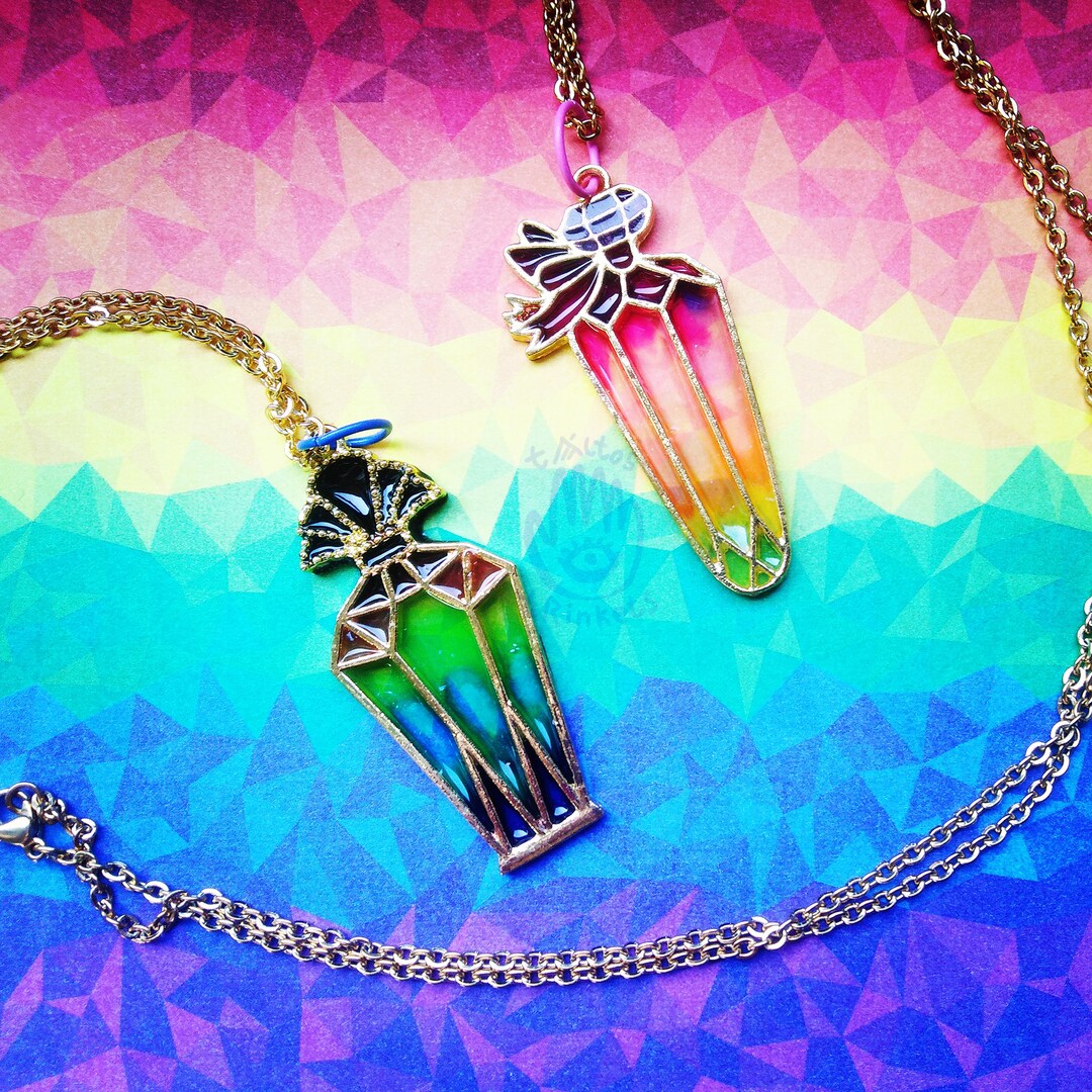 PRIDE COLLECTION Bottle Bezel PENDANT Lgbtq, Queer, Pride Flag ...