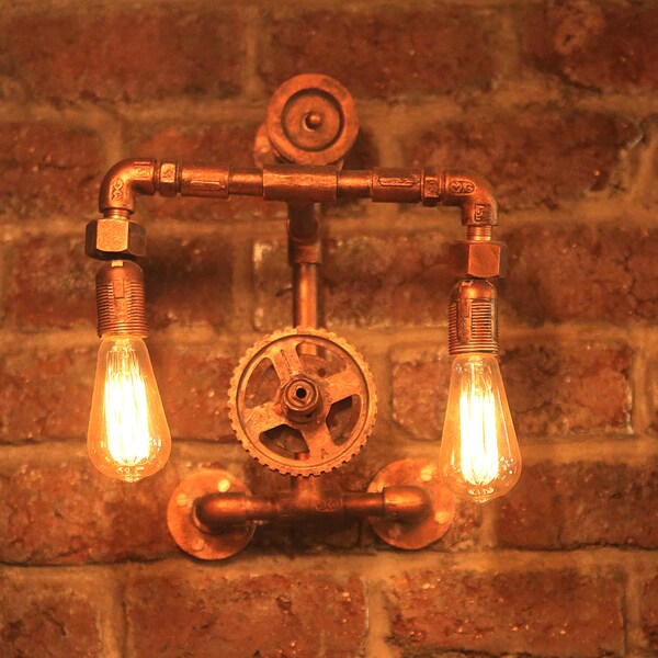 Steampunk Sconce - Etsy