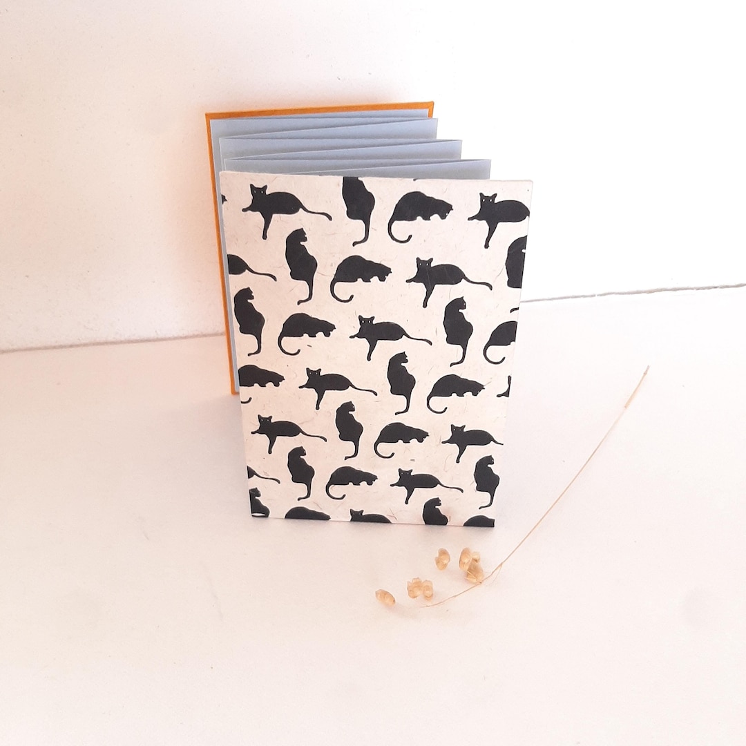 Accordion Photo Album With Black Cats, Rectangular Leporello, Mini ...