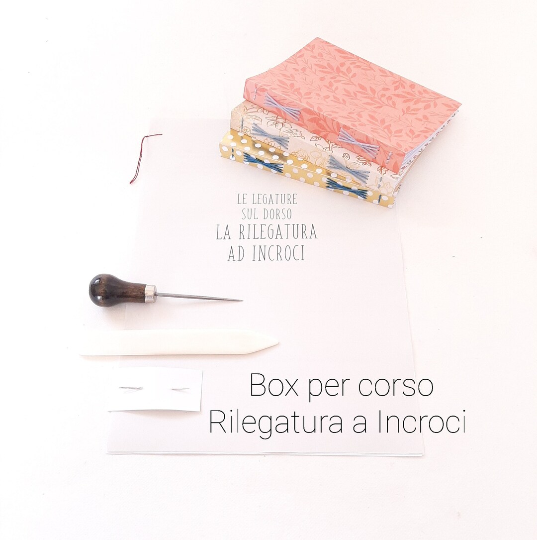 Box for Online Course on Cross Spine Binding, Artisanal Binding Kit ...
