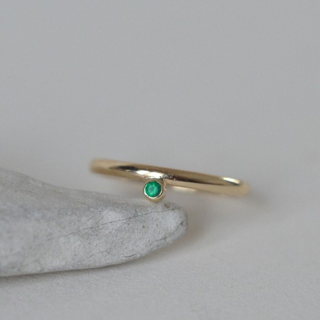 Solid Gold Ring, 14K Minimalist Rings, Simple Jewelry, Minimal ...