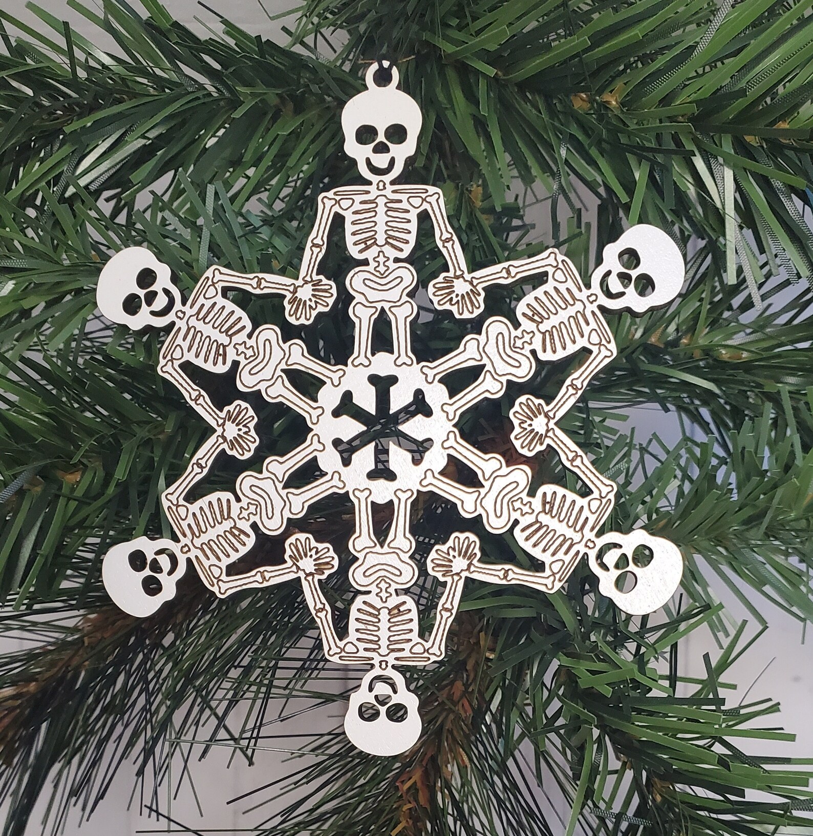Christmas Dancing Skeletons Ornament - Etsy