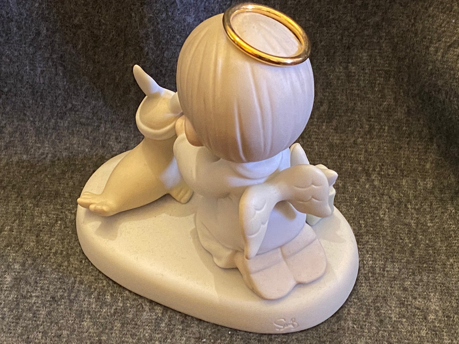 Easter Bunny Precious Moments Figurine — Bless You Easter Seal - Etsy