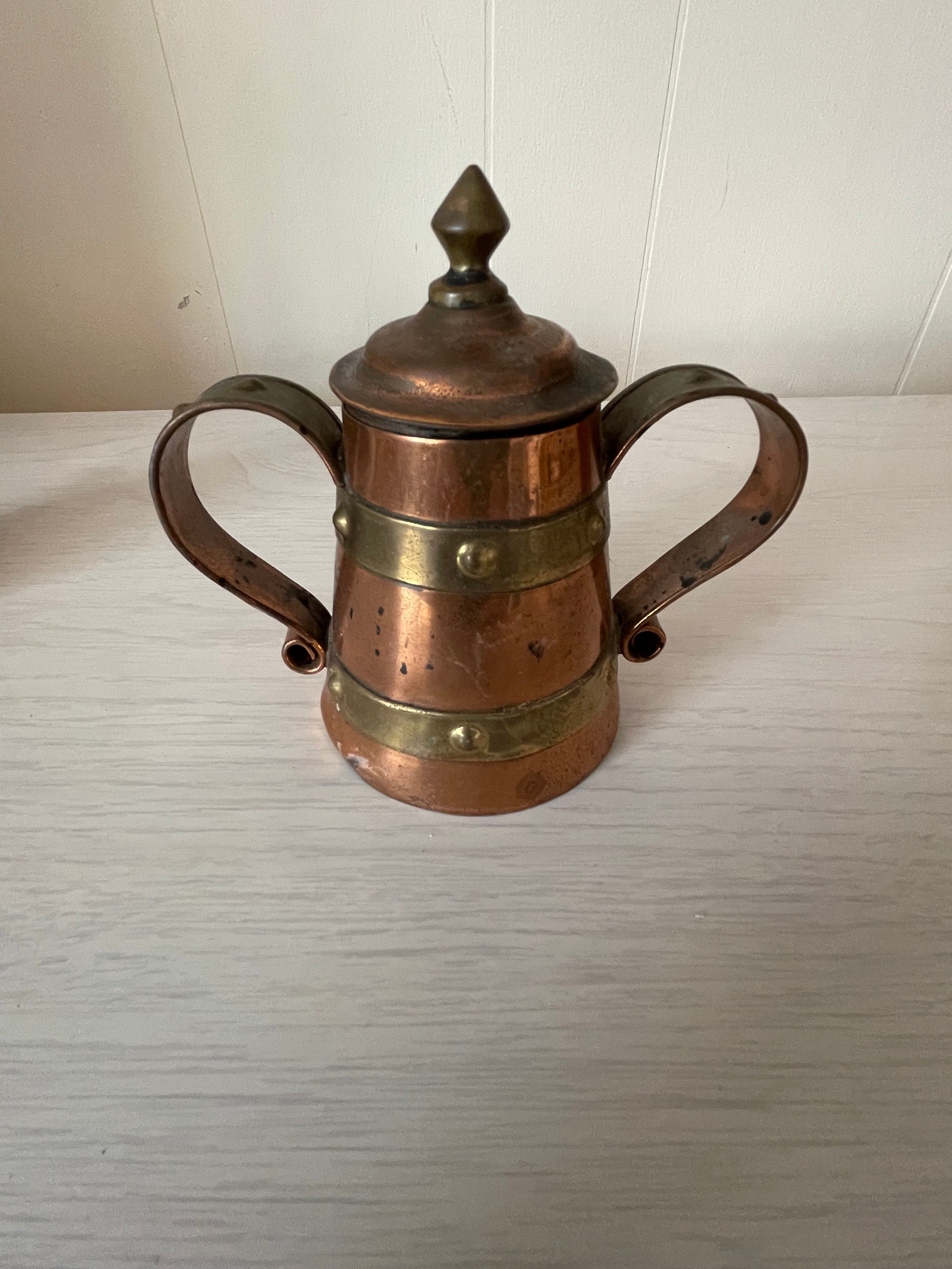 Cobre Mexican Brass and Copper Tea Service 3 Piece Set - Etsy