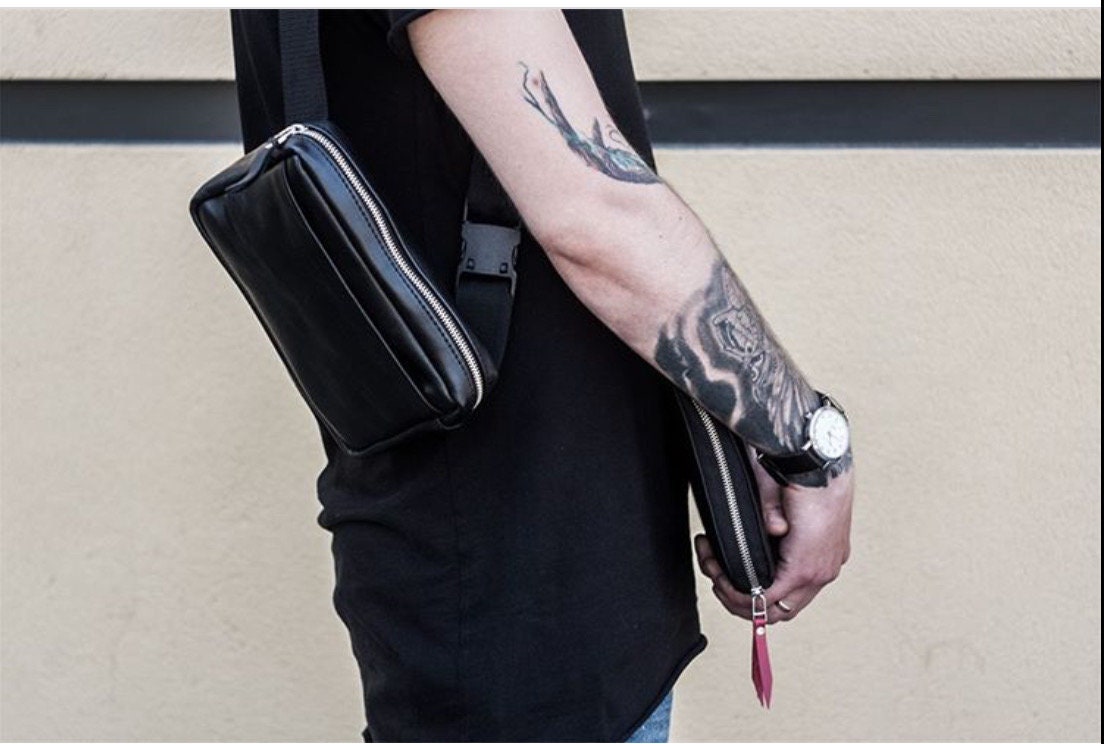 Boombag Organic Handmade Leather Hip Bag Fanny Pack Bumbag | Etsy