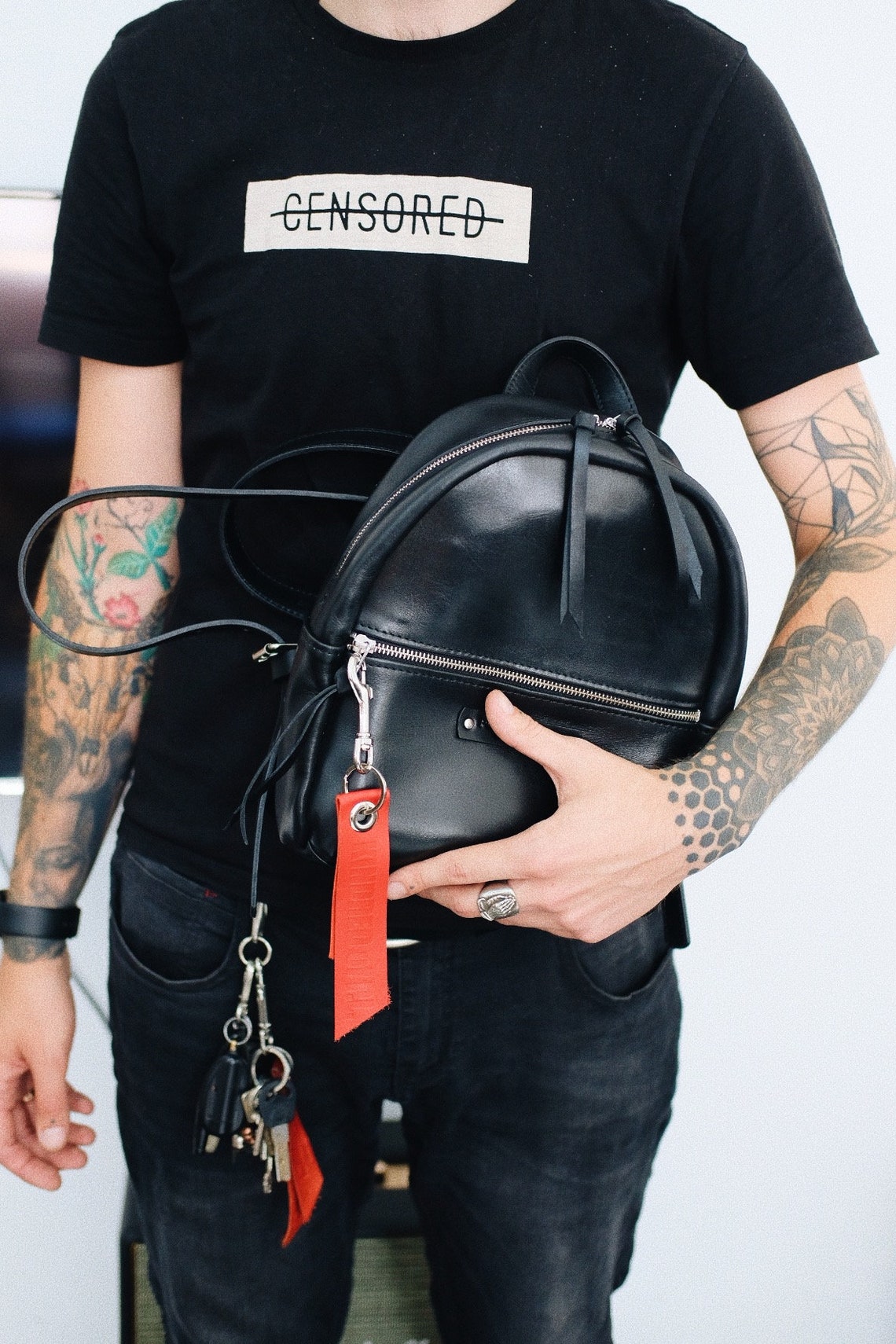 Baby Backpack leather backpack backpacks Rucksack City | Etsy