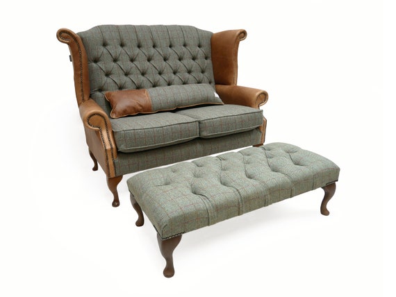 Vintage queen anne sofa store
