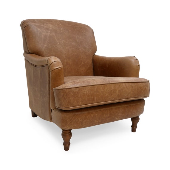Vintage armchair leather store