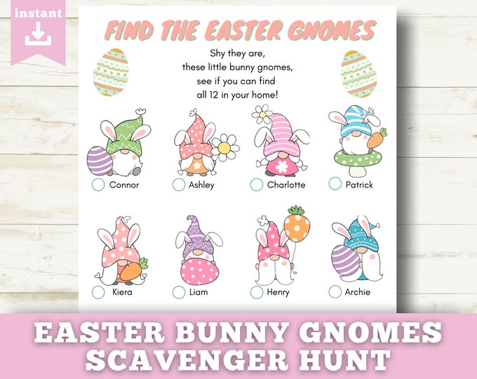Printable Valentine's Day Scavenger Hunt for Kids, Valentine's Hide and ...
