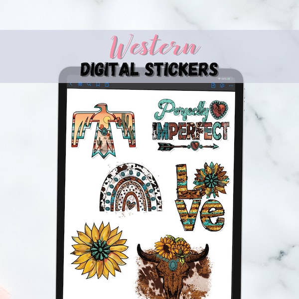 Western Stickers - Etsy