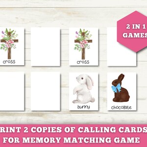 Printable Easter Bingo, Easter Activity for Kids, Christian Easter ...