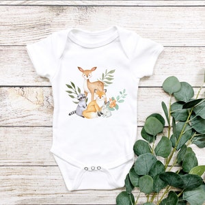 Baby Woodland Animals PNG, Watercolor, Boho Forest Animals, Commercial ...
