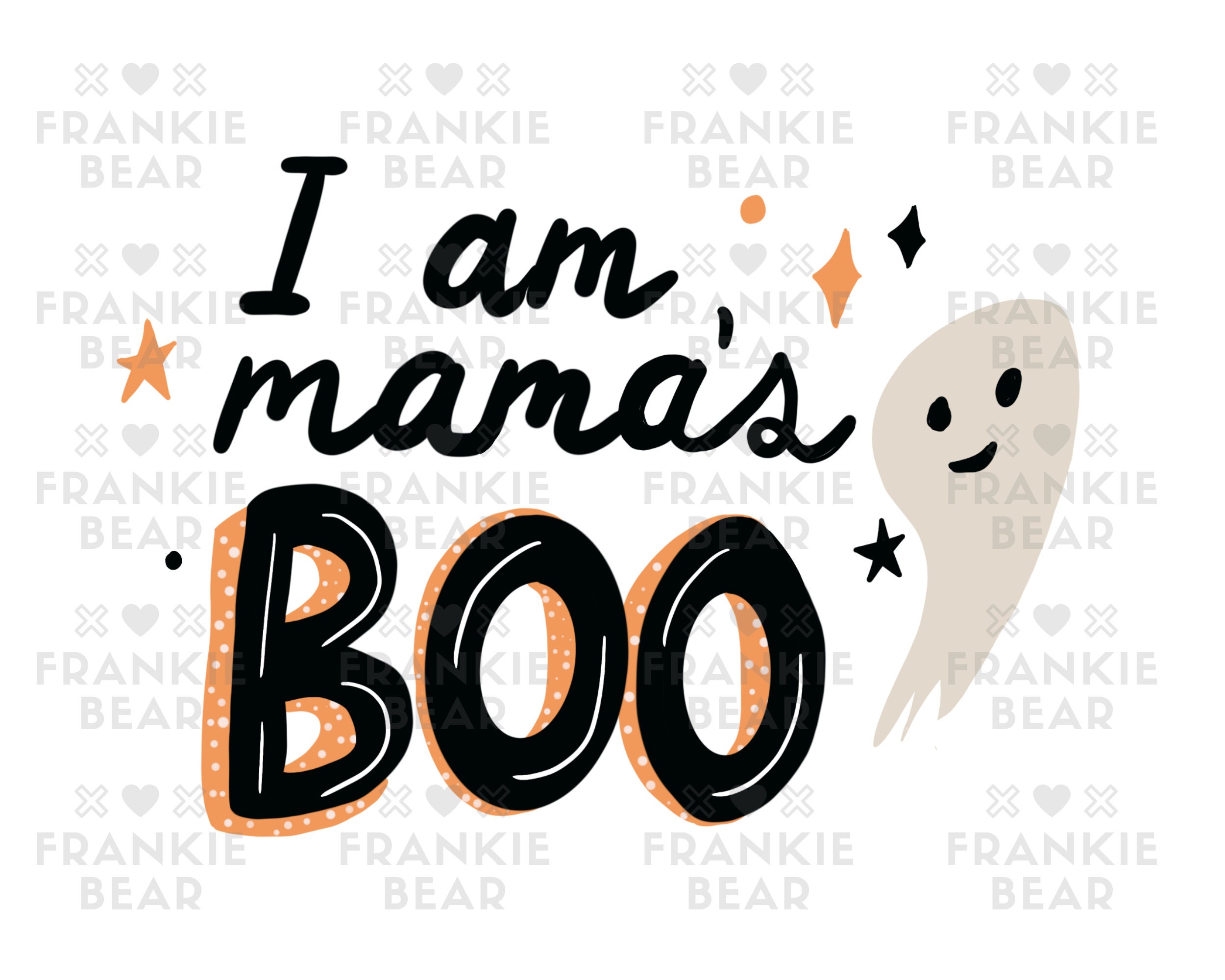 I Am Mama's Boo PNG, Baby 1st Halloween Sublimation Download, Kid's ...