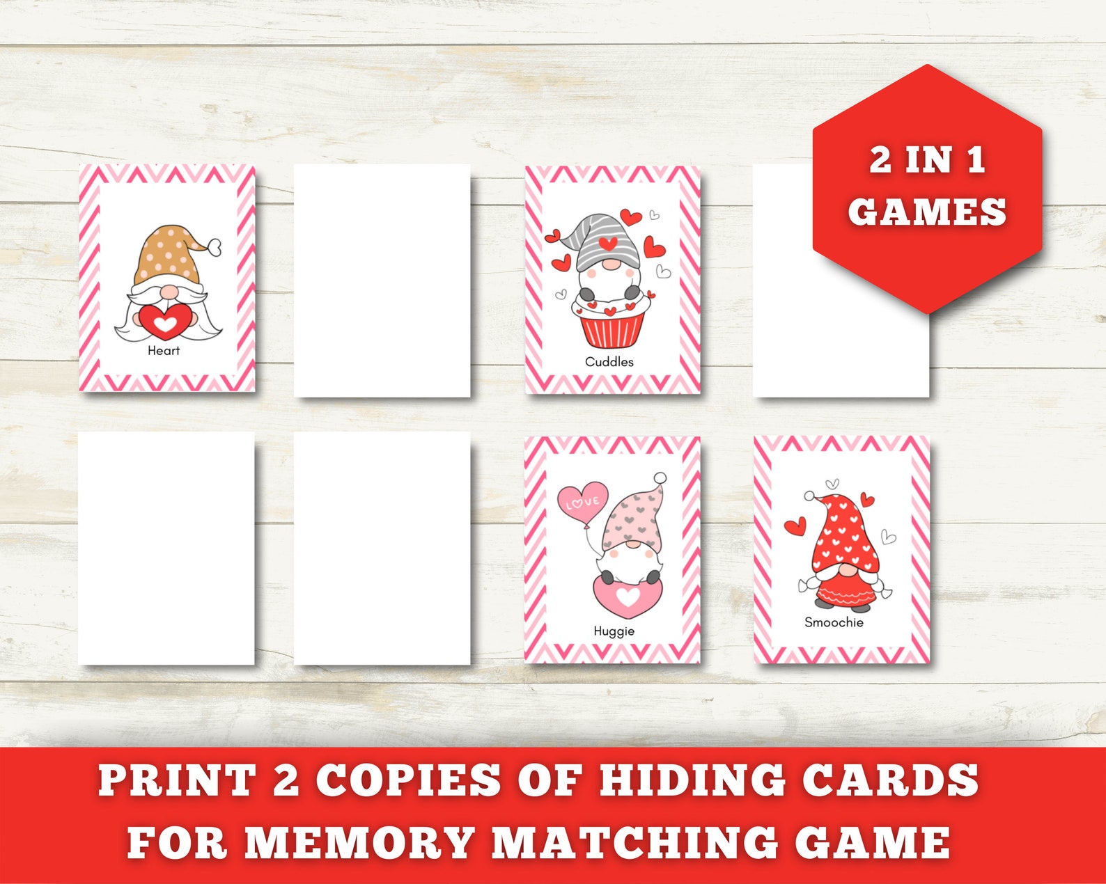 Printable Valentine's Day Scavenger Hunt for Kids, Valentine's Hide and ...