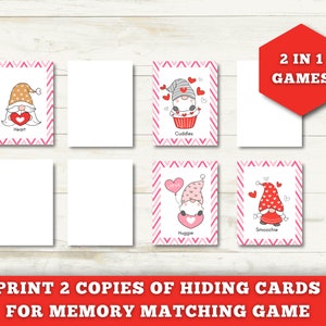 Printable Valentine's Day Scavenger Hunt for Kids, Valentine's Hide and ...