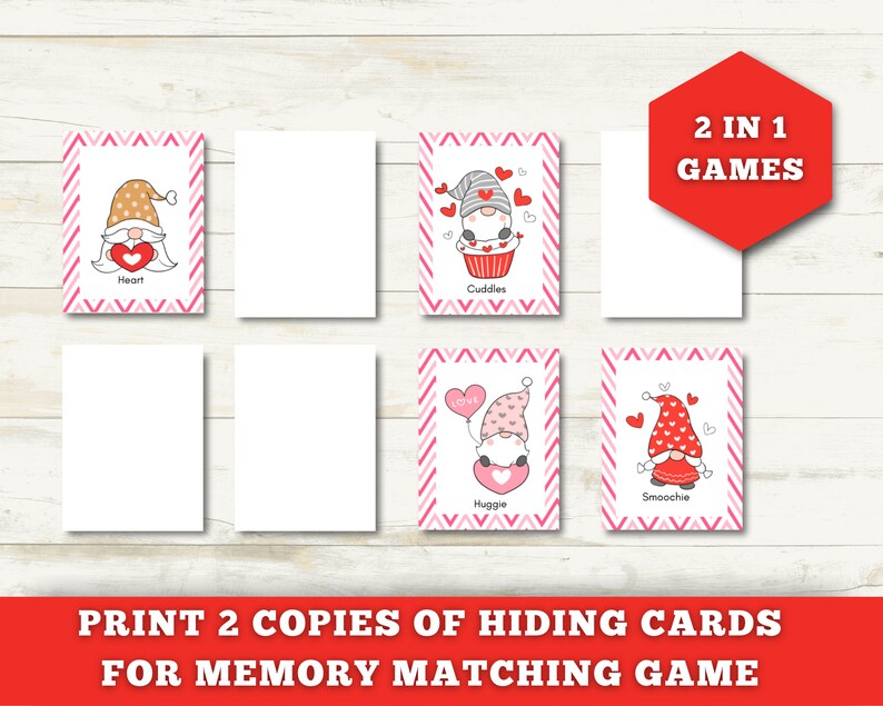 Printable Valentine's Day Scavenger Hunt for Kids, Valentine's Hide and ...