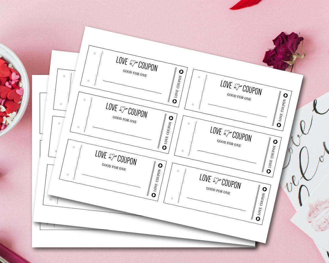 Printable Coupon Book Template Printable Coupon Book Blank - Etsy Canada