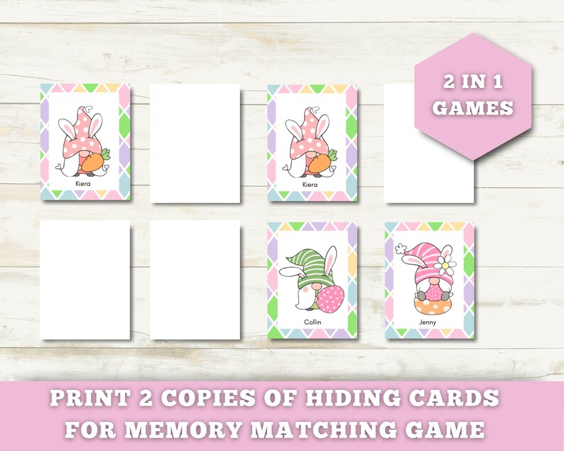 Printable Easter Scavenger Hunt for Kids, Easter Bunny Hide and Seek ...