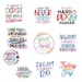 Motivational Quotes Digital Stickers, Positive Thinking, Precropped ...