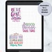 Motivational Digital Stickers Vol 2, Positive Thinking, Precropped ...