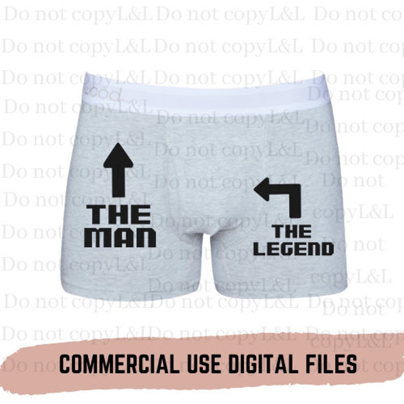 The Man the Legend Men's Boxers Svg,boxer Brief Svg,dirty Underwear Svg ...