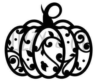 Pumpkin SVG inkscape - Etsy