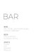 Simple Bar Menu Template| Modern Bar Menu | Modern Wedding Bar Menu ...
