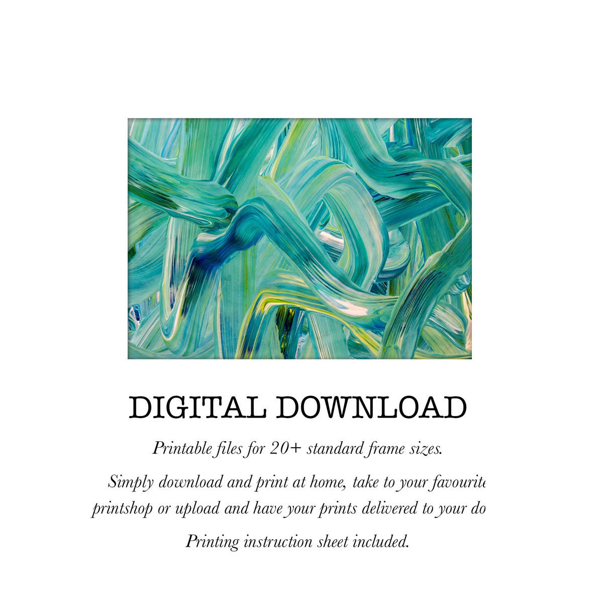 Abstract Poster Abstract Painting Poster Abstract Instant | Etsy