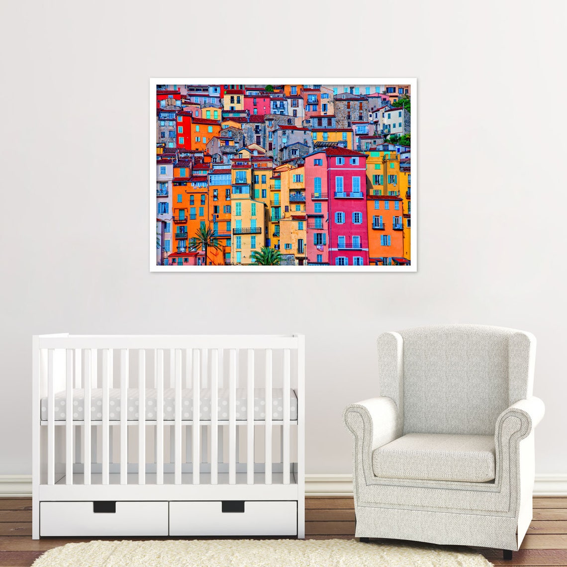 Colorful Houses, Colorful, Colorful Art, Houses, Wall Decor ...