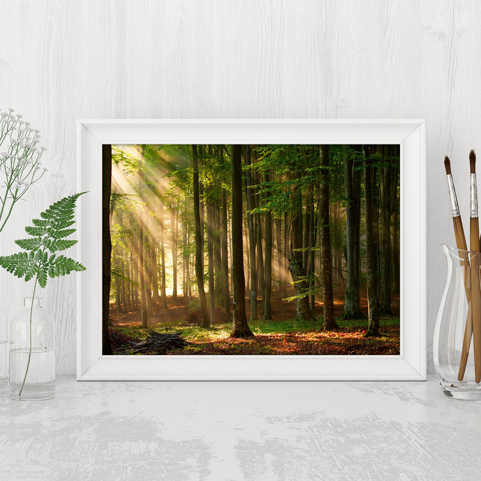 Forest Print Forest Wall Art Forest Poster Forest Forest - Etsy
