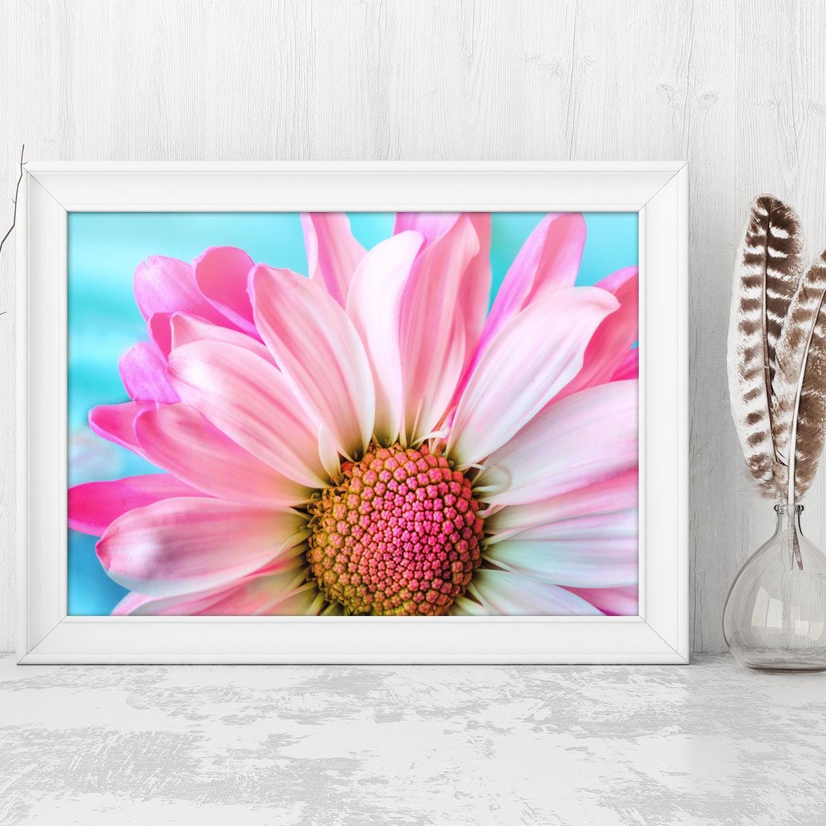 Daisy Print Daisy Wall Art Printable Photography Colorful | Etsy