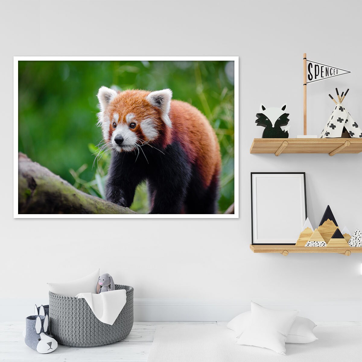 Red Panda Photography Printable Poster Cute Panda Wall Art | Etsy