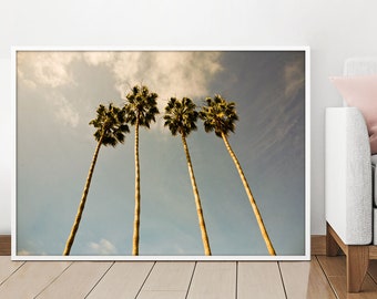 Palm Tree Print, Printable Digital Download, Beach Coastal Tropical ...