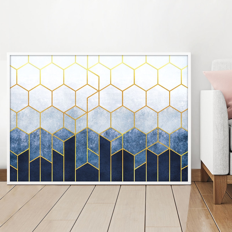 Hexagon Decor - Etsy