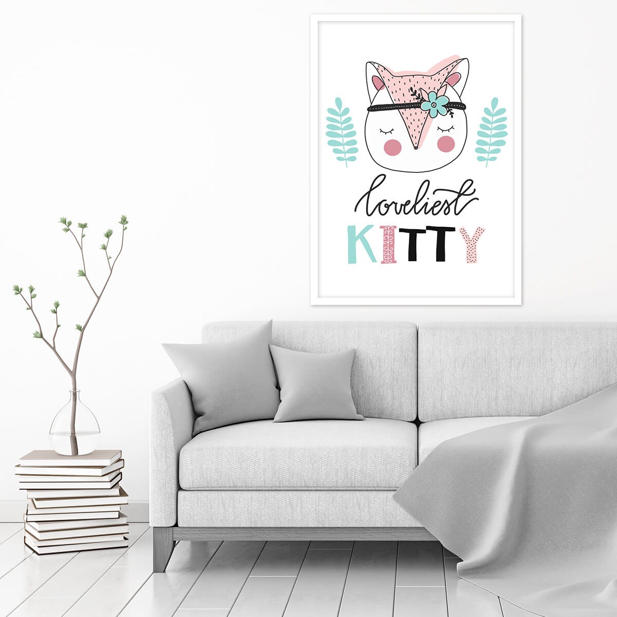 Kitty Art Prints Posters Nursery Decor Poster Wall Art - Etsy