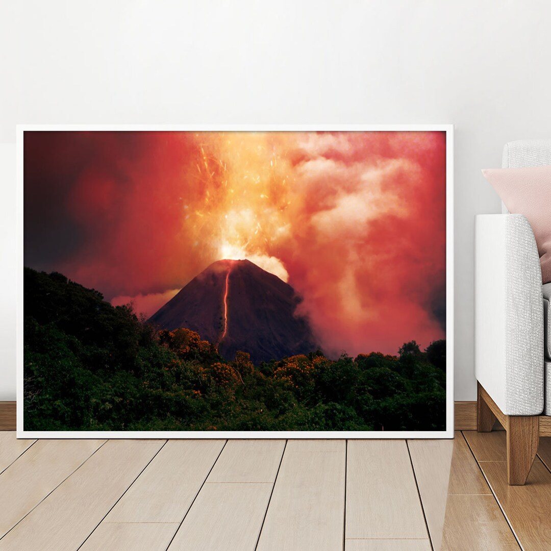Vulcan, Volcano, Volcanic Eruption, Vulcan Poster, Volcano Poster ...