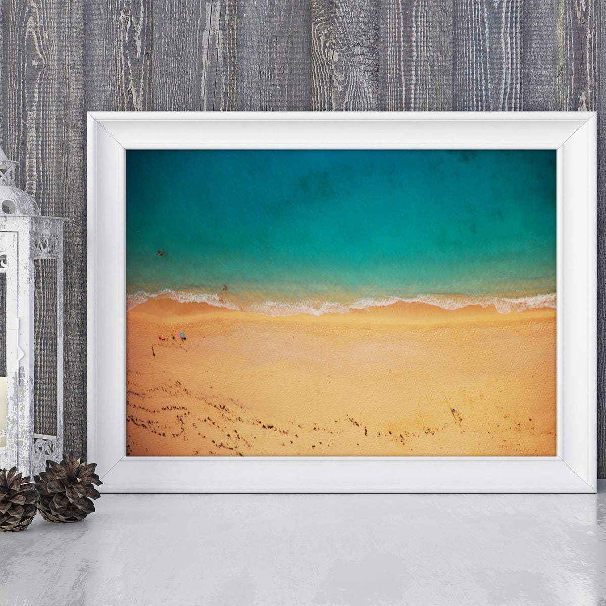 Beach, Coastal, Top View, Wall Art, Home Decor, Beach Decor, Coastal ...