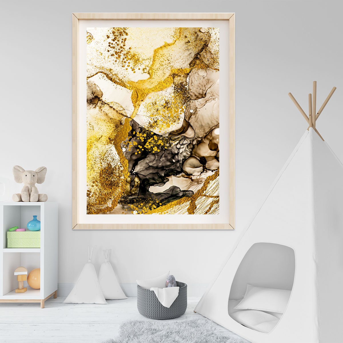 Golden Swirl Gold Abstract Golden Glitters Abstract - Etsy